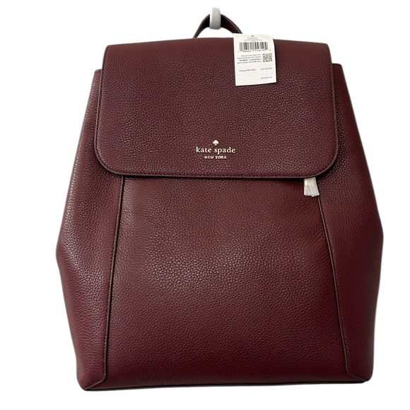 kate spade | Bags | Nwt Kate Spade Pebbled Leather Flap Backpack | Poshmark